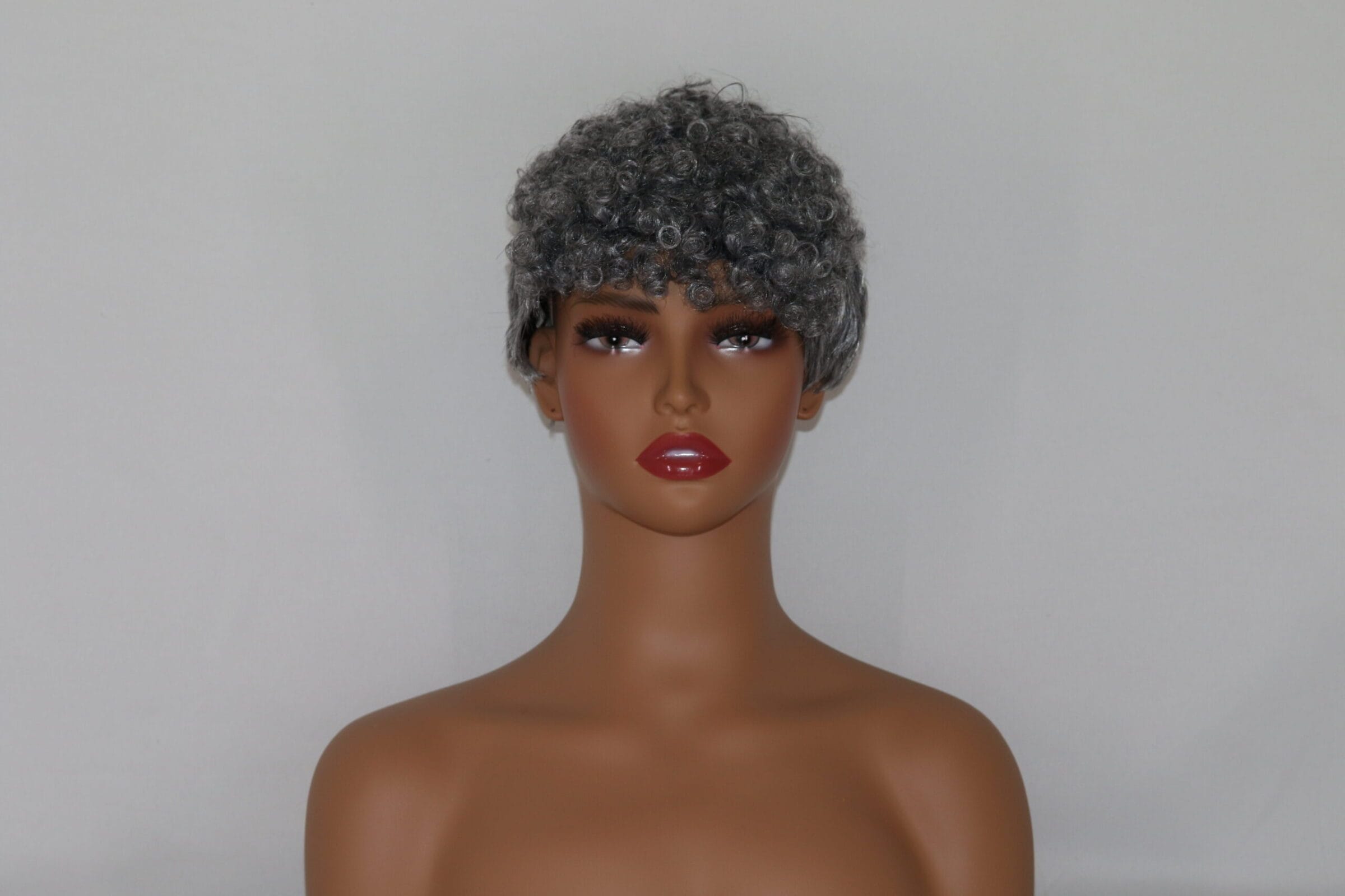 Skylar - Gray Short Length Synthetic Wig | Carolyn Anderson Salon