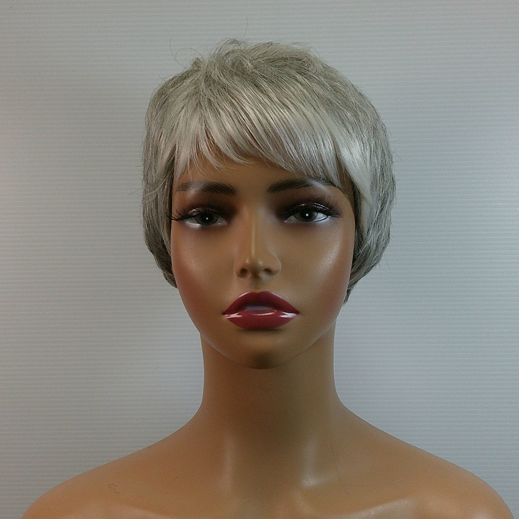Dixie - Gray Short Length Synthetic HF Wig | Carolyn Anderson Salon